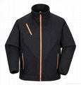 Men's Knitted Polyester Zip Up Jacket - 5FM16 - Jinlite (China ...