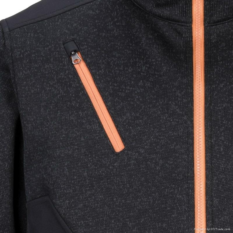 Men's Knitted Polyester Zip Up Jacket - 5FM16 - Jinlite (China ...