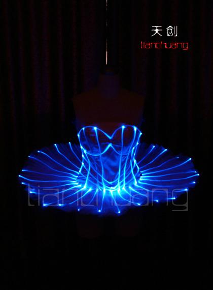 Led Luminous Fiber Optic Ballet Skirt Dress - TC-075 - TianChuang ...