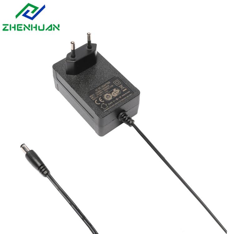 Wall plug in 12V 2A AC/DC power adapter with UL CUL FCC CE ROHS GS KC SAA CB - ZF120A-1202000 ...