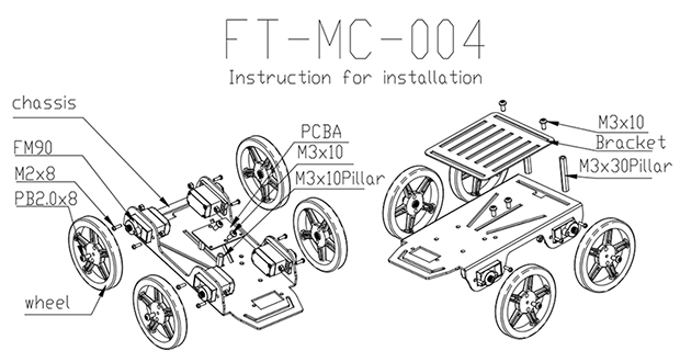 Learning And Designing Robot Chassis - FT-MC-004 - FEETECH (China ...