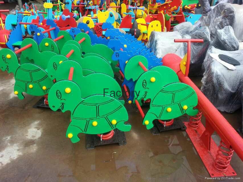 Animal Theme Children Outdoor Playground Spring Rider - ZY-OSR002 ...