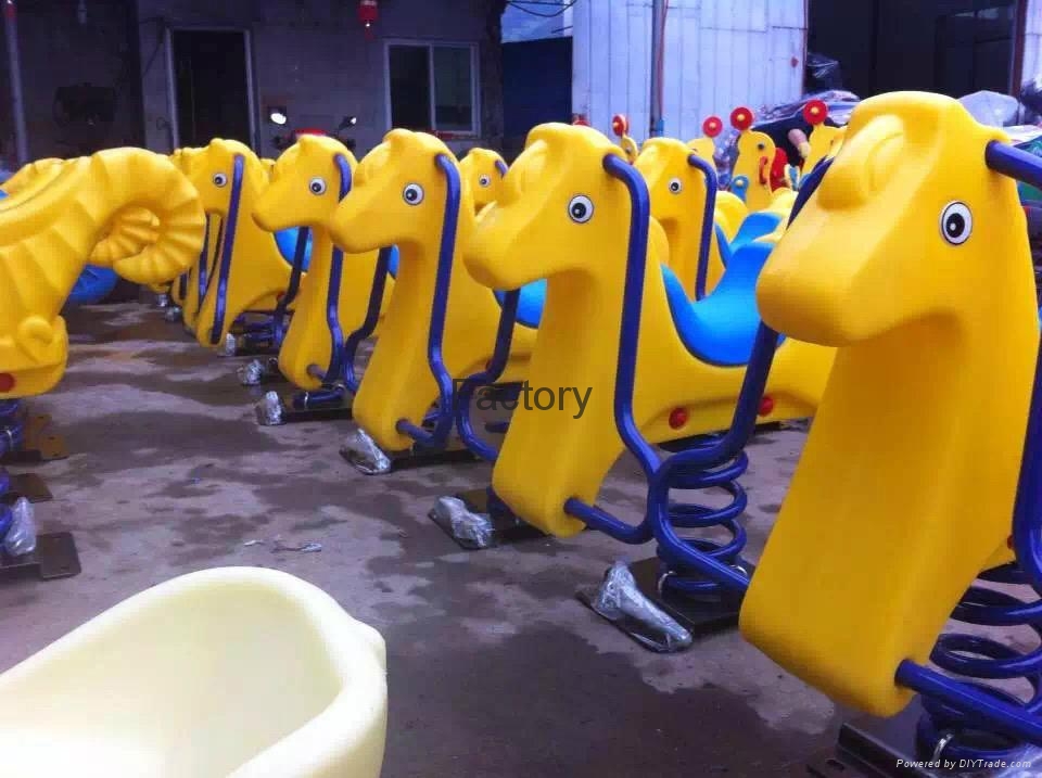 Animal Theme Children Outdoor Playground Spring Rider - ZY-OSR002 ...