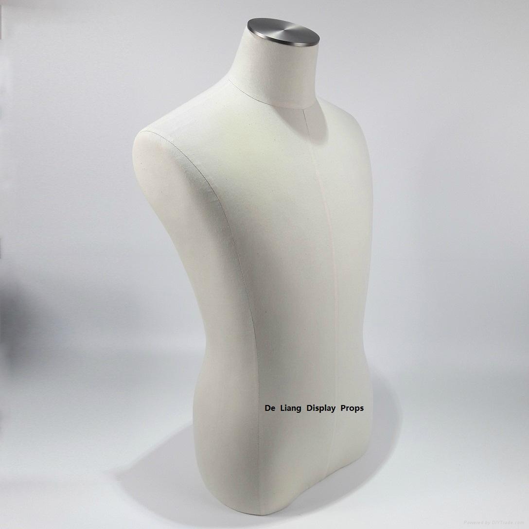 Hot sale torso dummy for men white linon half body ghost mannequin - DL ...