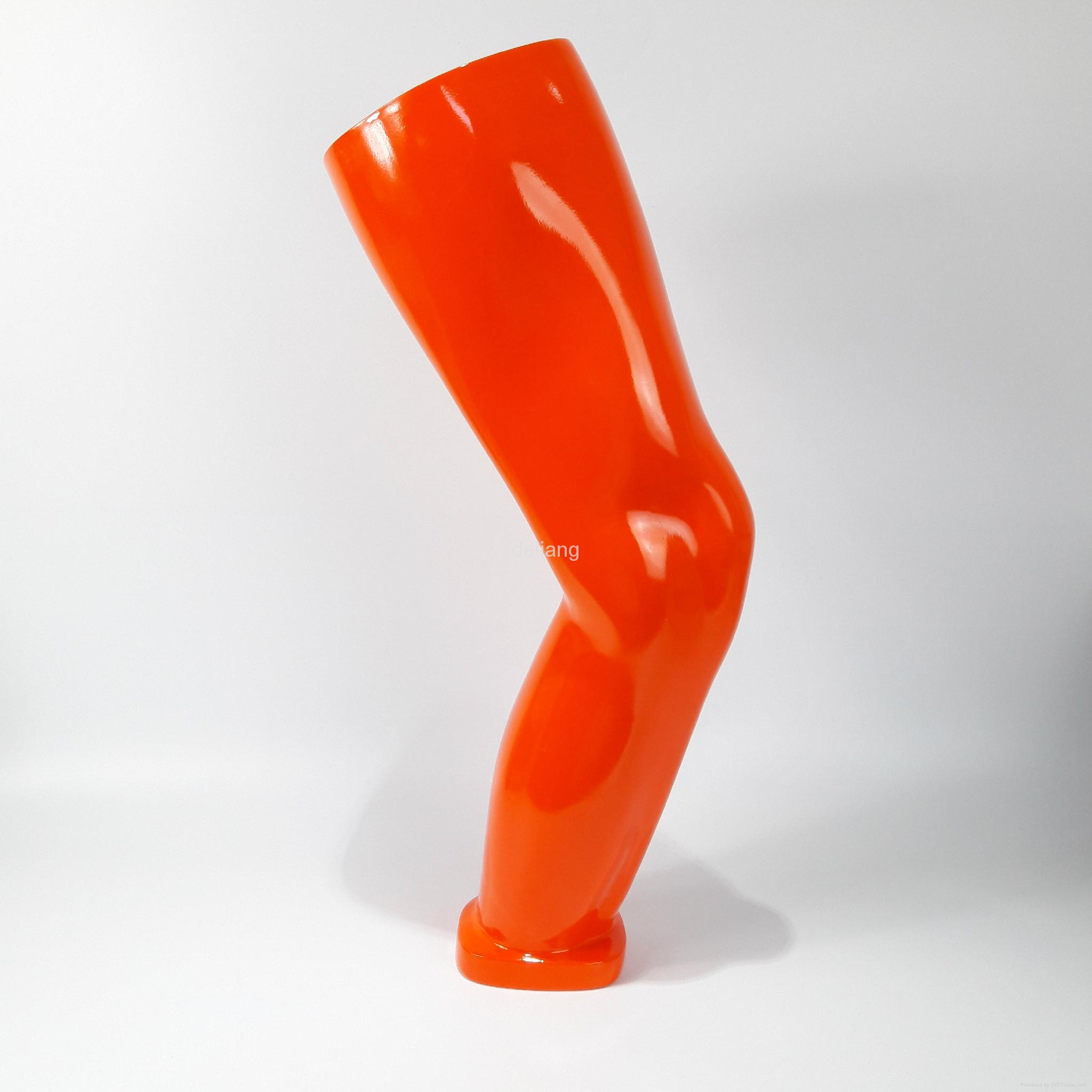 Male display sport leg knee forms Orange color silver color - DL-9987 ...