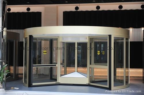 Commercial Four-wing Revolving Doors with Speed Control Function ...