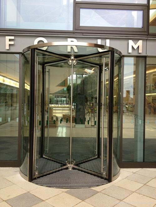 Commercial Four-wing Revolving Doors with Speed Control Function ...