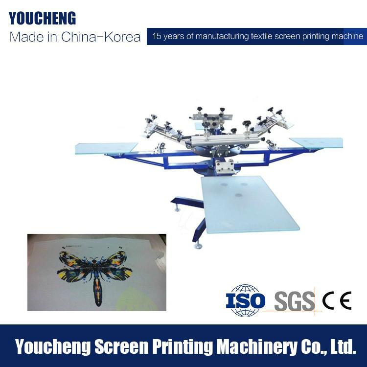 6 color t shirt screen printing machine - YC-MP0606 - Youcheng (China ...