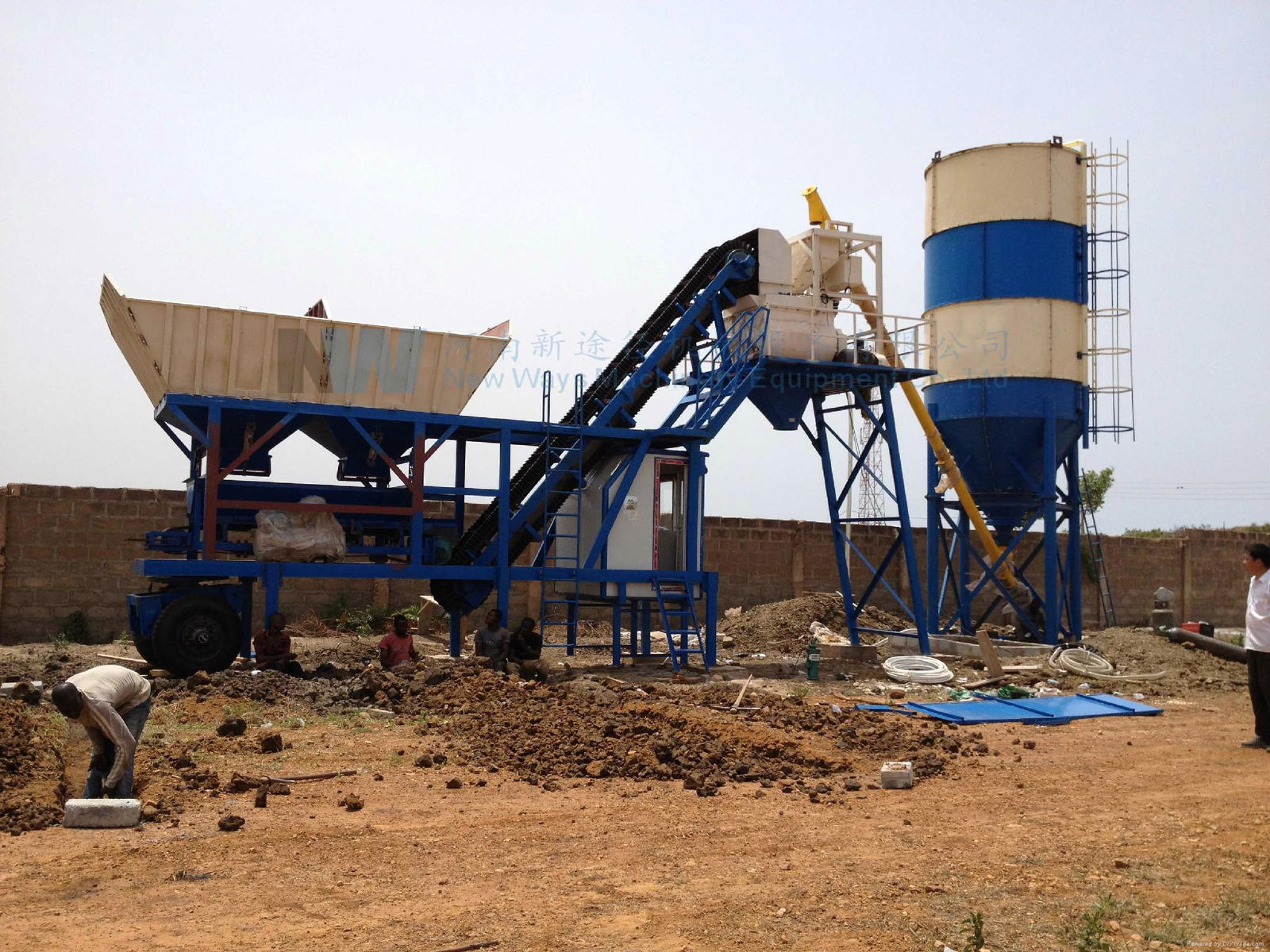 mobile concrete batching plant - YHZS35 - NEWWAYS (China Manufacturer ...