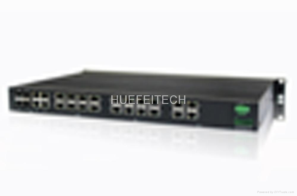 Unmanaged Full Gigabit 24-Port Industrial Ethernet Switch - HF-IES-1524 ...