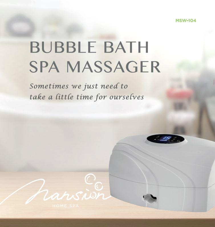 Home Spa Bubble Bath Massager Ozone Machine MSW-104 - Mansion Home Spa (Taiwan Manufacturer ...