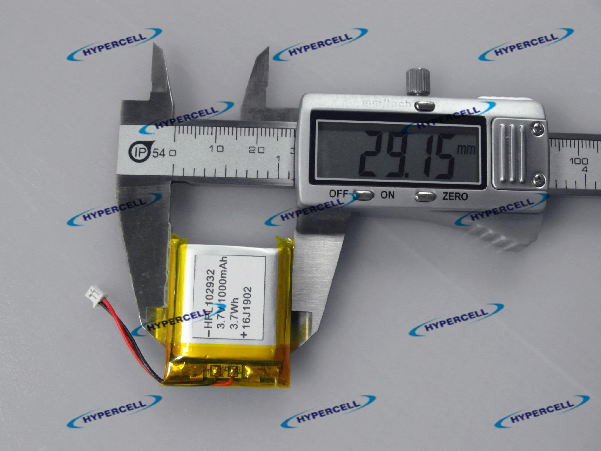 Hypercell HPL102932 3.7V 1000mAh lithium polymer battery (China ...