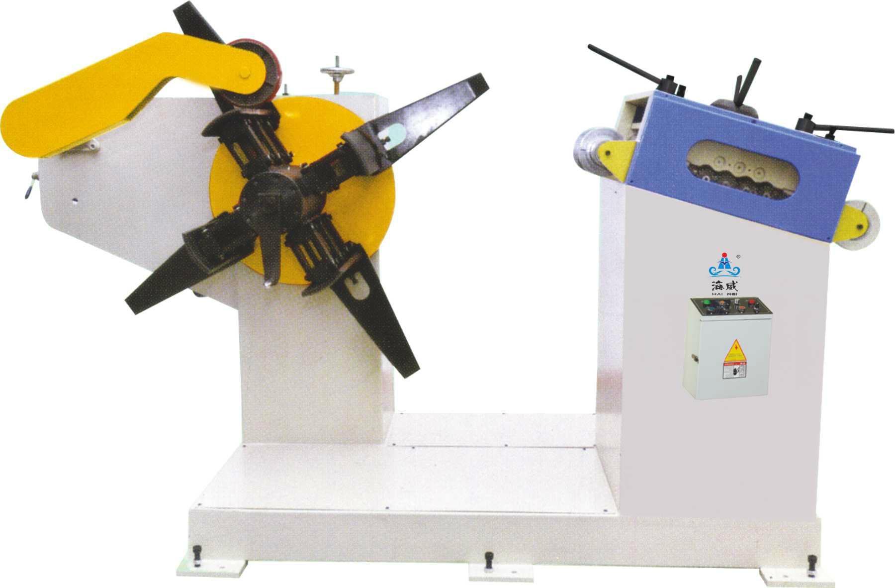 HOT SALE ! 2 in metal decoiler with straightener machine - UL - HAIWEI ...