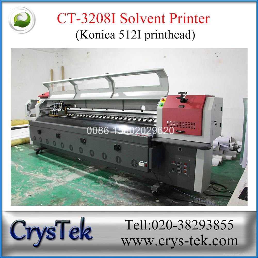 CrysTek CT-3208I konica 512I solvent printer 1440dpi large format printing (China Trading ...