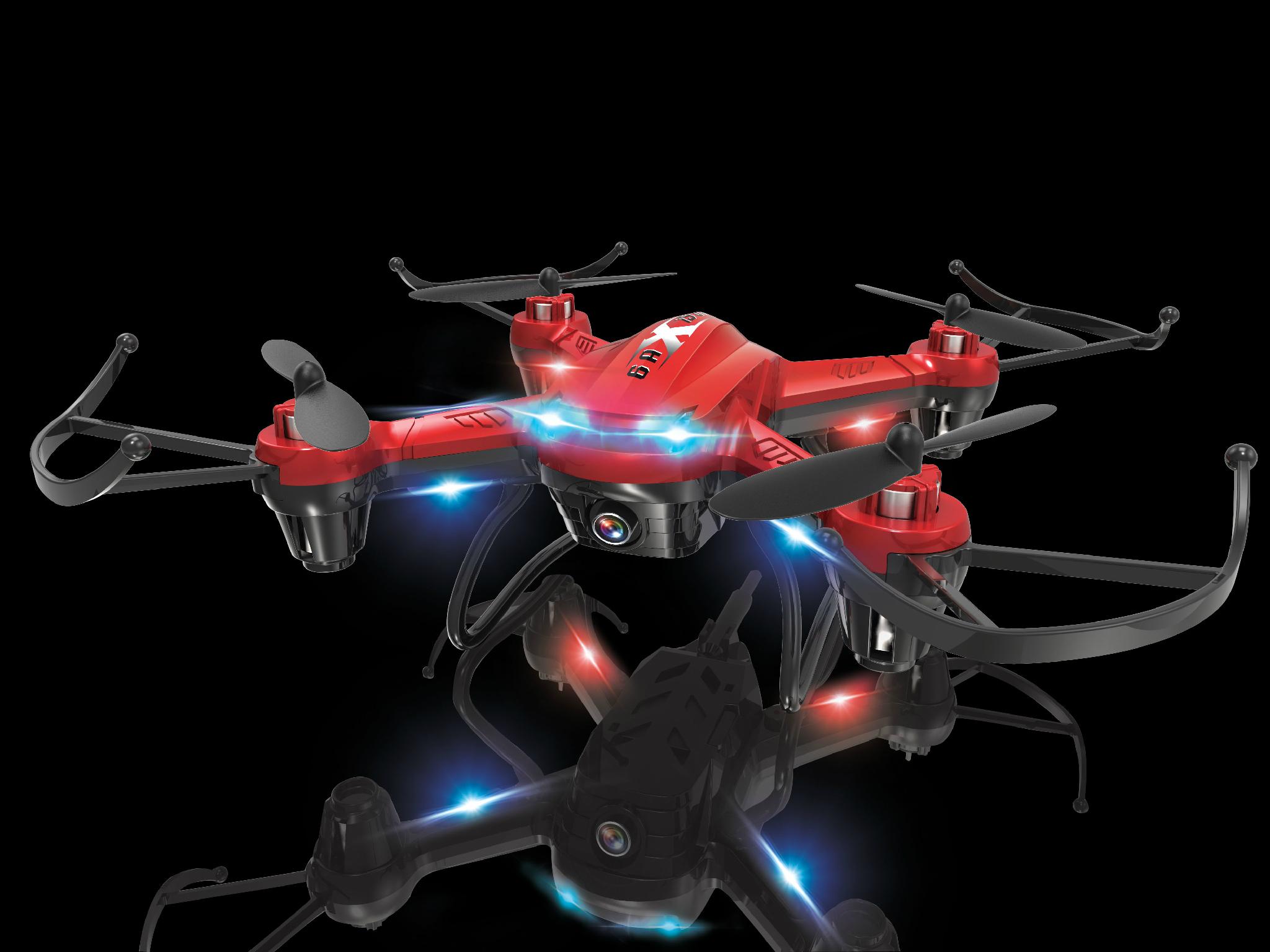 2.4GHZ 4CH 6-Axis RC Quadcopter With Altitude Hold Mode and 2.0 MP ...