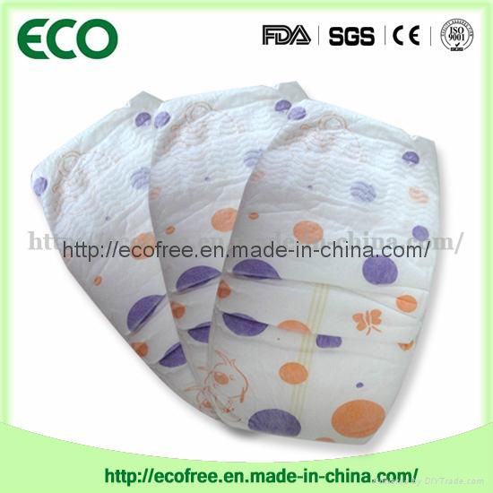 high absorbent & Breathable with Big Waist Band Ecofree Baby Diaper ...