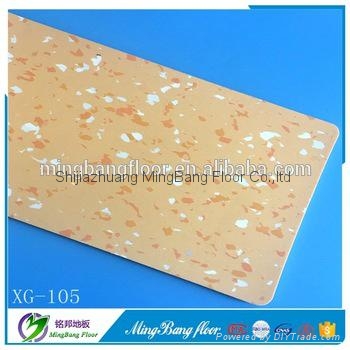Anti-bacterial vinyl hospital pvc rubber homogeneous floor roll ...