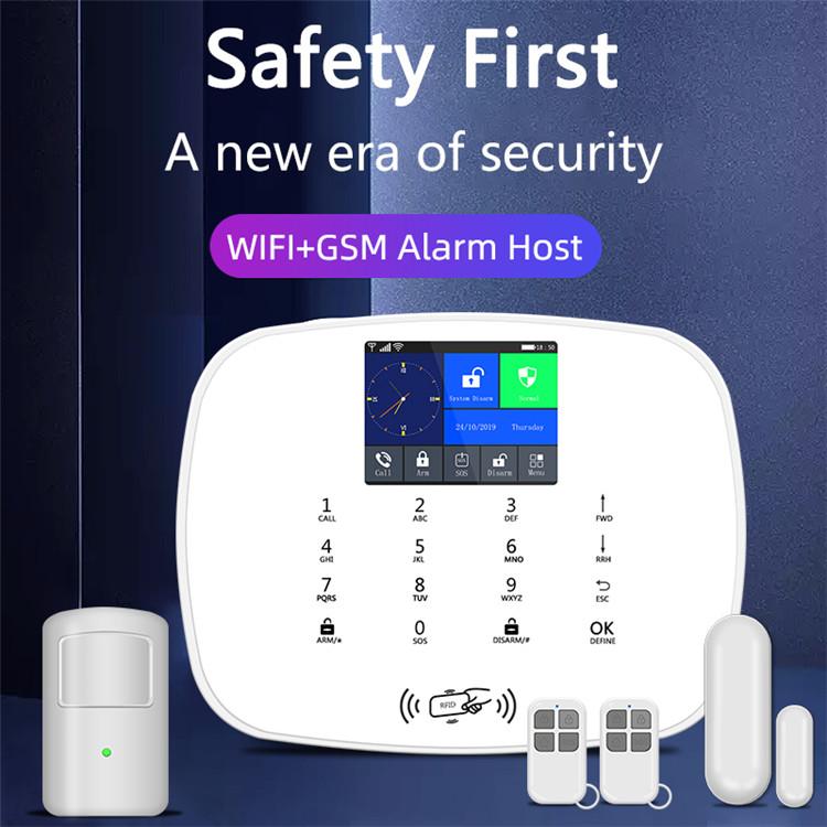 wifi home security alarm wireless gsm 3g dual network alarm systems for ...