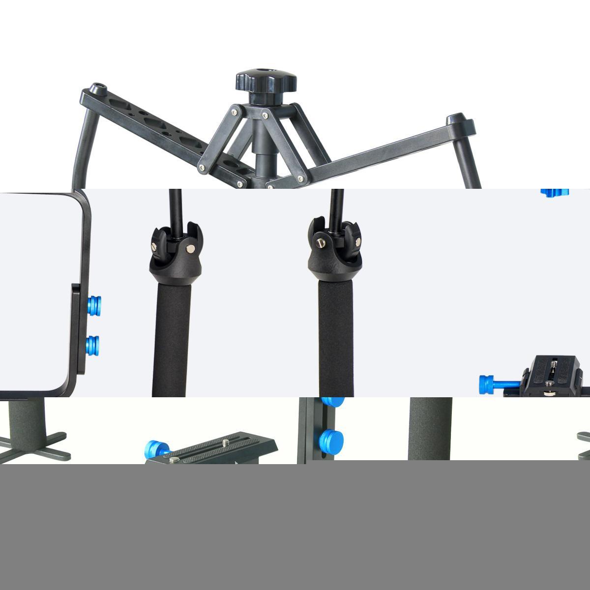 YELANGU Spider 3-Axis Gimbal Handheld Steadicam Stabilizer Support DV ...