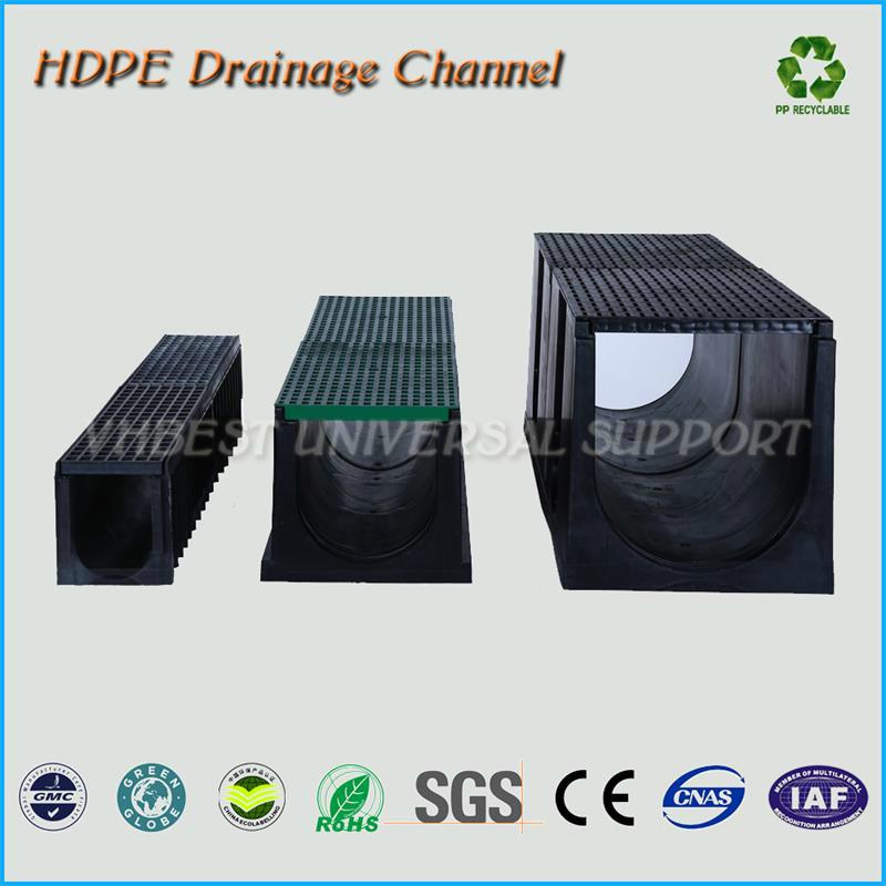 hdpe high quality drainage channel - u100,u200,u300 - vhbest (China ...