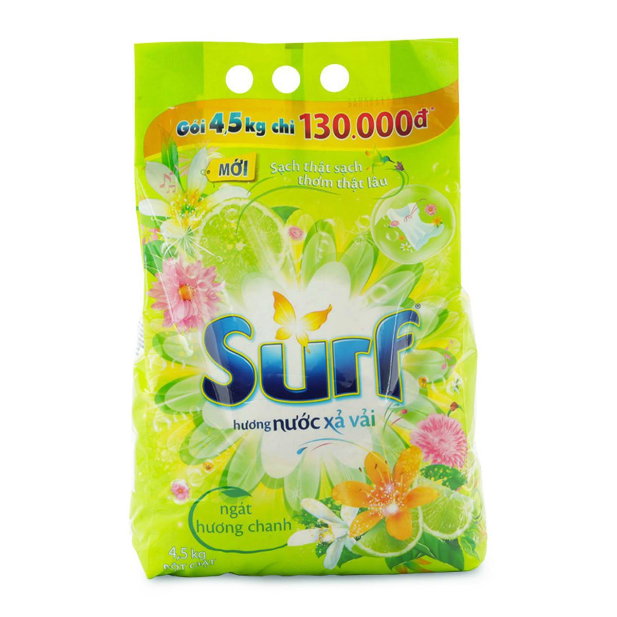 [THQ VIETNAM] SURF LEMON WASHING POWDER 4.5KG X 3 PACKS - Surf (Vietnam ...