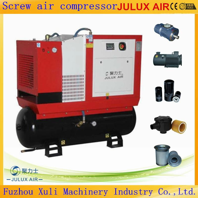 Most Popular 7.5kw 10hp 7-12.5 bar With 300L Tank And Dryer Combined ...