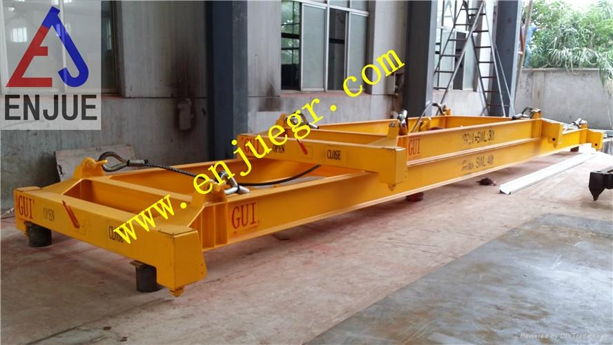 20‘ 40’ feet semi-automatic container spreader - Enjeu-723 - Enjue ...