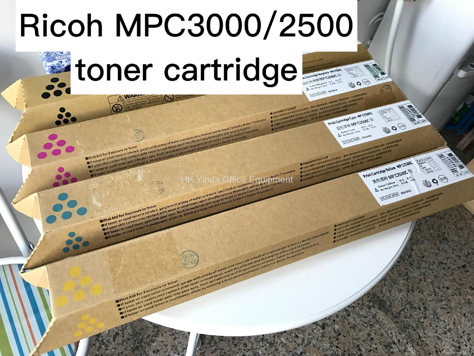 Color bulk toner and toner cartridge for rioch minolta canon copier ...