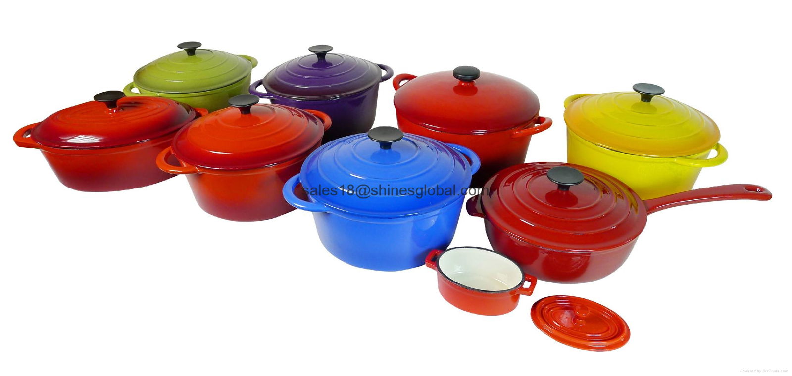 cast iron enamel casserole/casserole - wsoar (China Trading Company ...