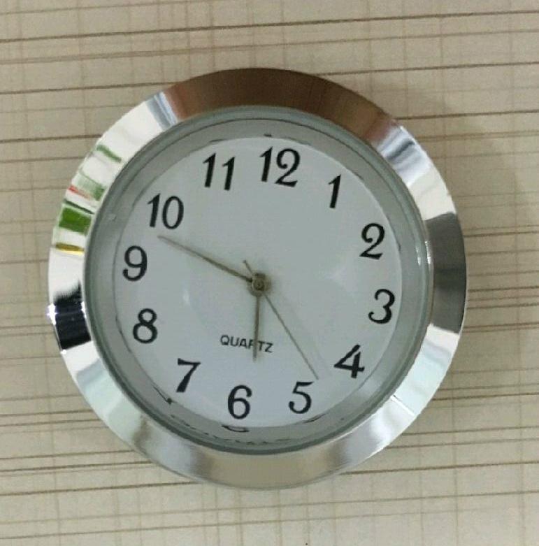 1 7/16" insert clcok mini silver insert clock - HG003 - hoolygift ...