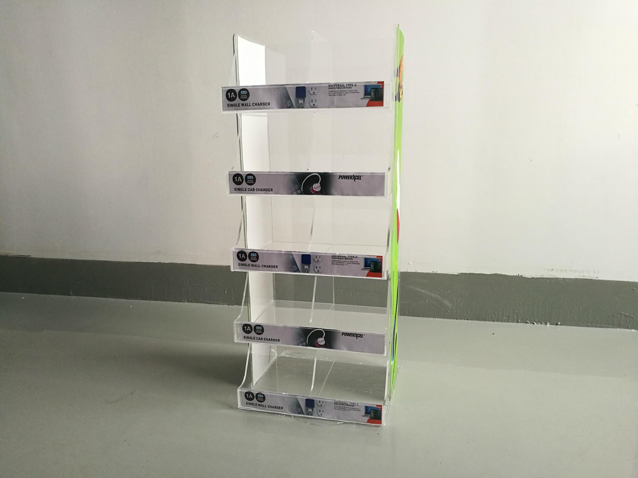 Retail store use plastic acrylic desktop display rack - wlz013 - XYH ...
