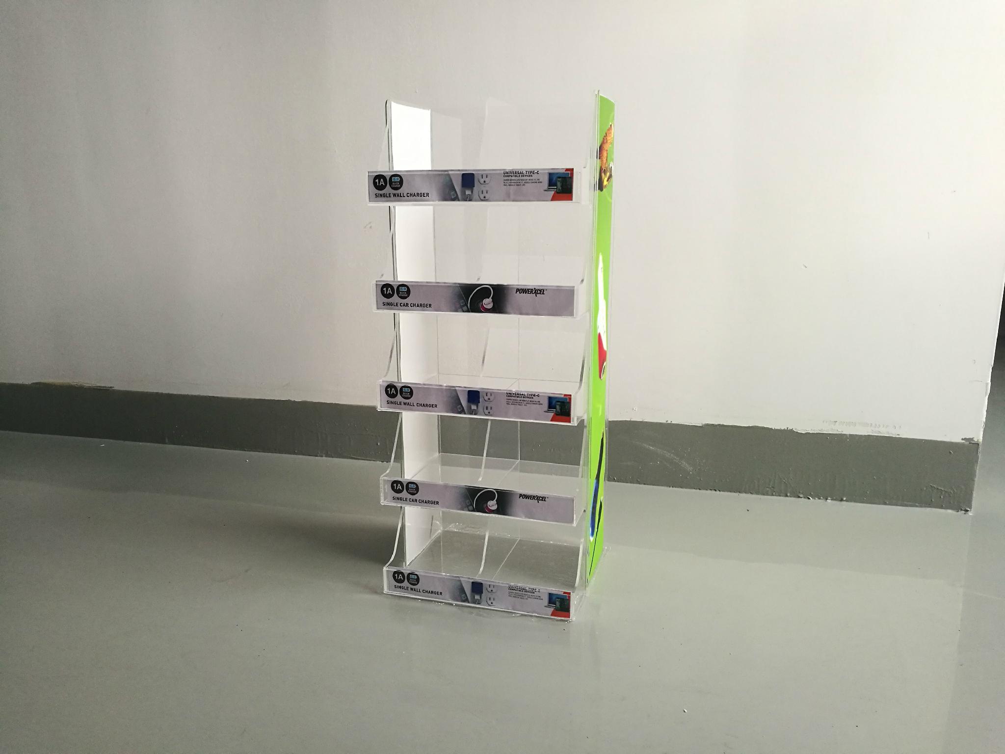 Retail store use plastic acrylic desktop display rack - wlz013 - XYH ...