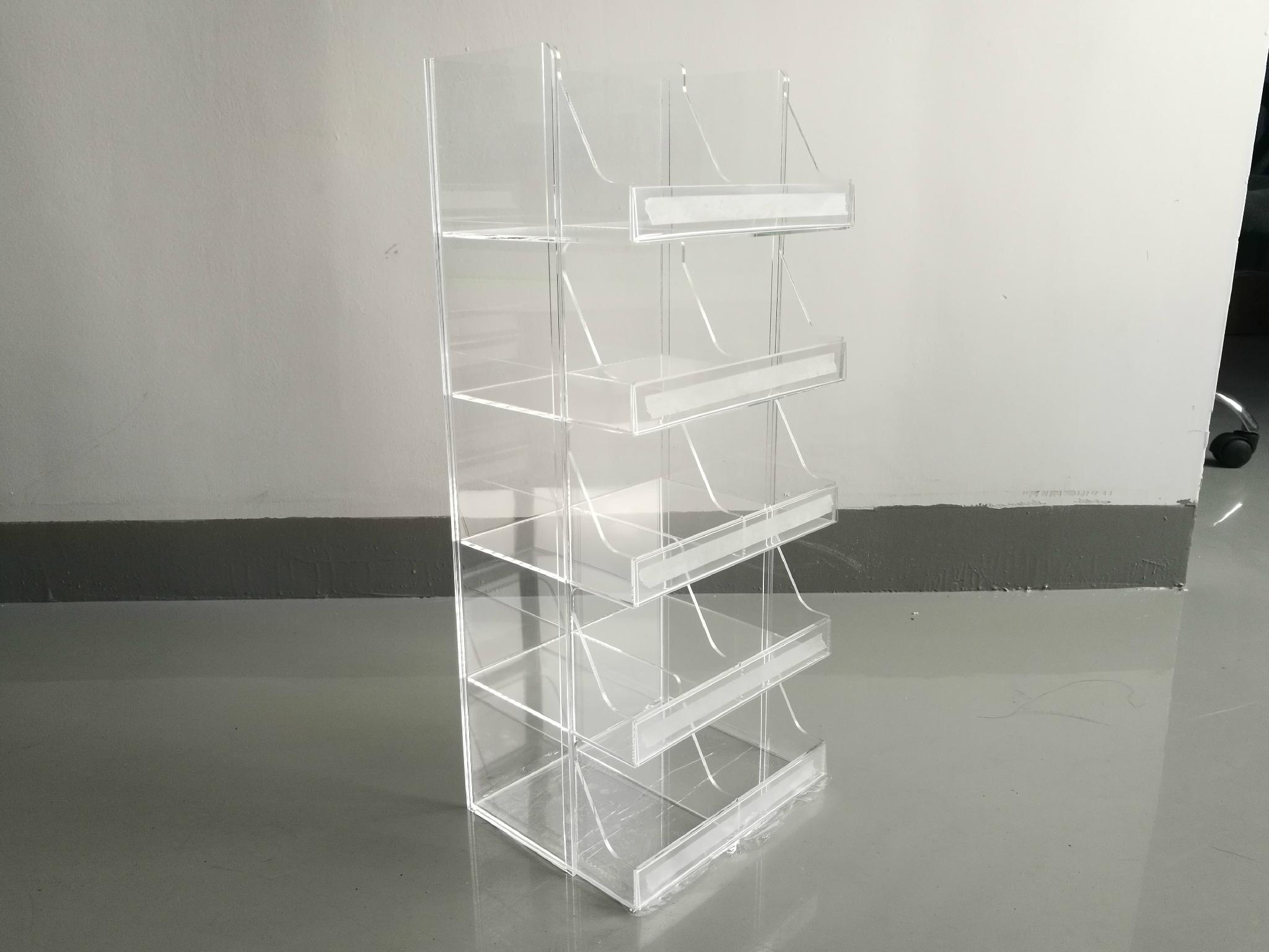 Retail store use plastic acrylic desktop display rack - wlz013 - XYH ...