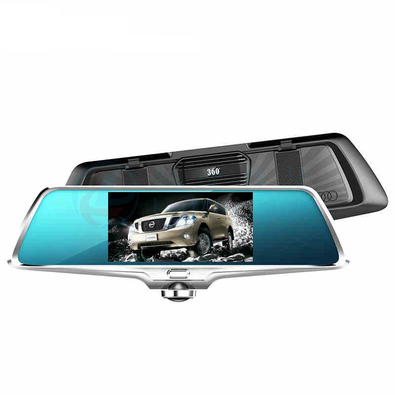 5 inch 360 degree panoramic rearview mirror DV-H2 manual dual camera ...