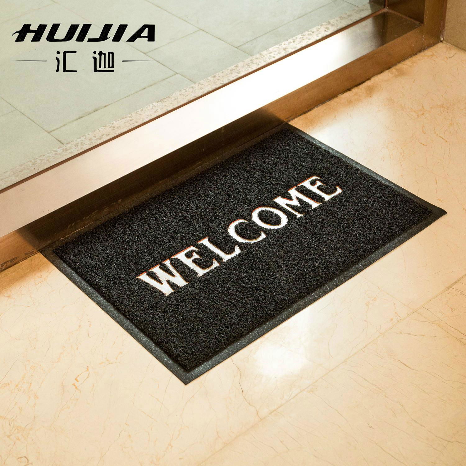 PVC WELCOME coil mat anti-slip door mat - huijia (China Manufacturer ...