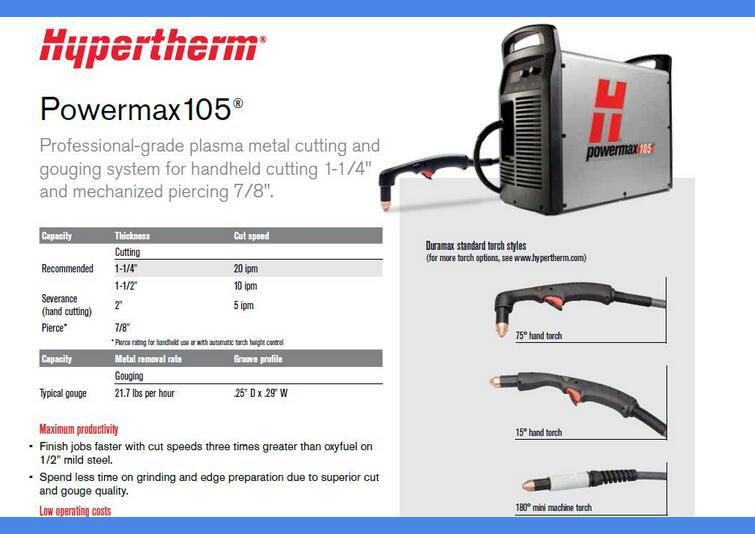 Hypertherm Powermax series (China Manufacturer) - Welding Machinery ...