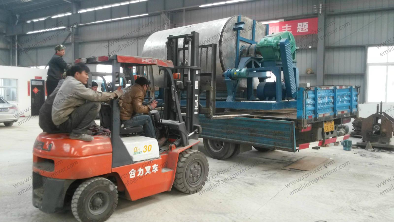 40 Tons real stone texture paint lacquer mixer machine - YCL-40 ...