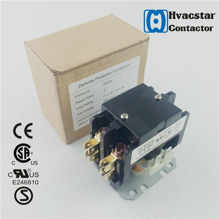 definite purpose contactor air-condition hvacstar 2pole 30a 240v - SA ...
