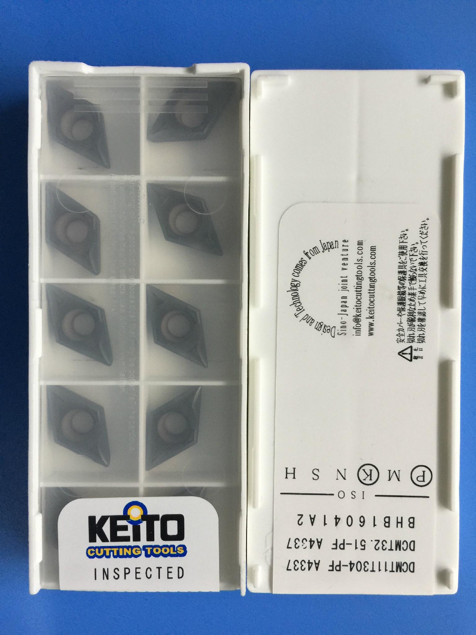 carbide inserts DCMT11T304-PF - KEITO CUTTING TOOLS (China Manufacturer ...