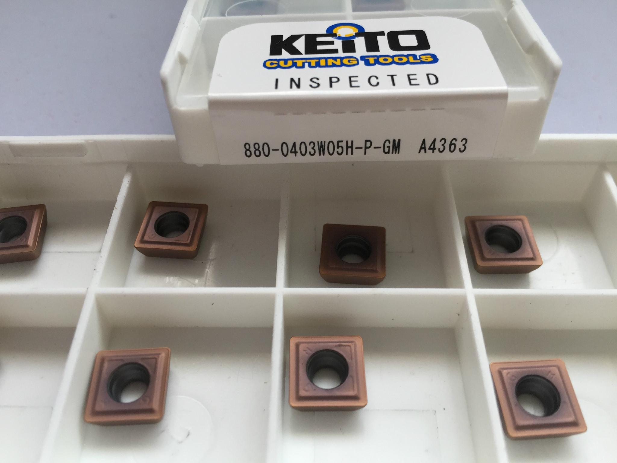 carbide inserts 880-0403W05H-P-GM - KEITO CUTTING TOOLS (China ...