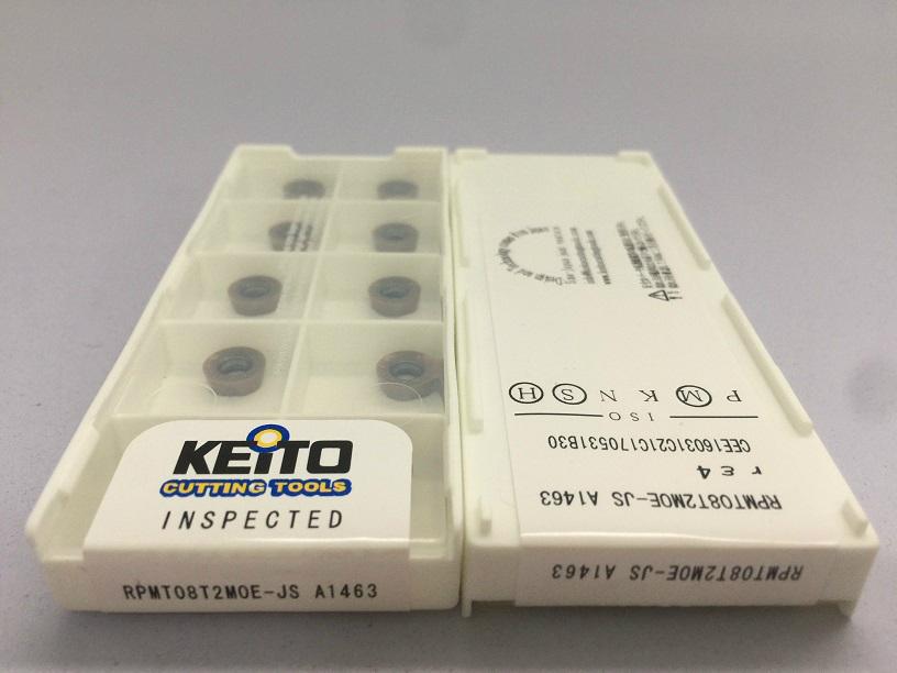 Carbide inserts (R4)RPMT08T2MOE-JS - KEITO CUTTING TOOLS (QINGDAO ...