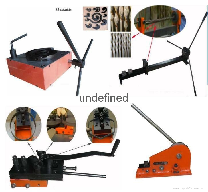multifunction manual wrought iron machine - JK-DW14 - JK (China ...