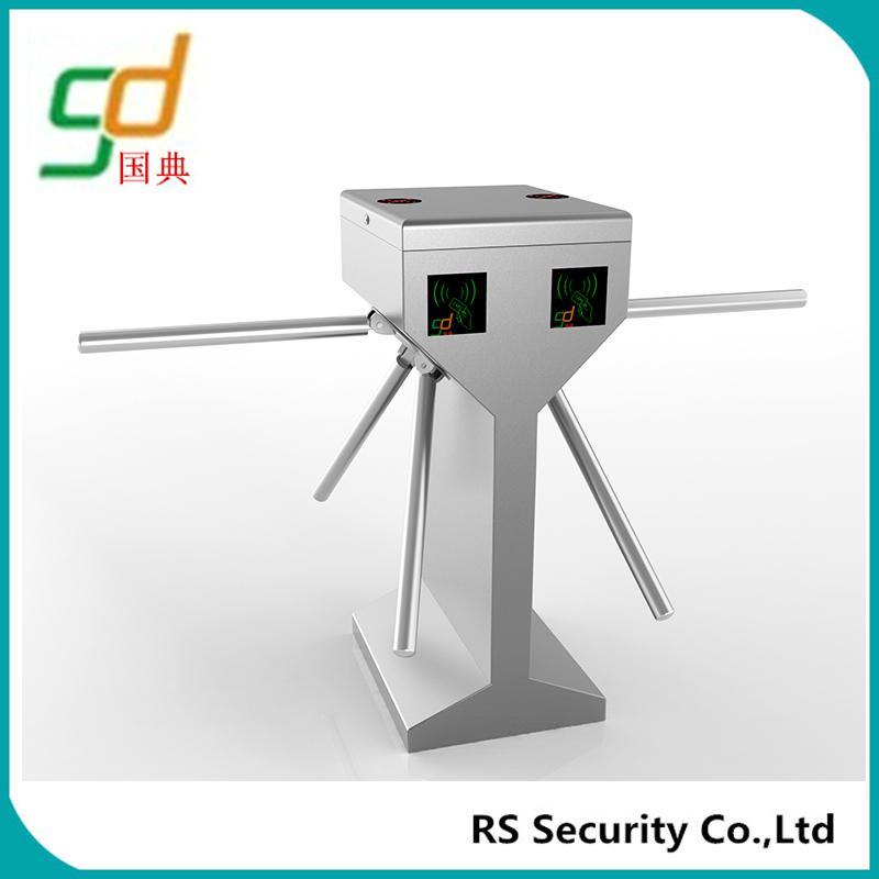 Card or Coin Collector Access Control System Tripod Turnstile with ...