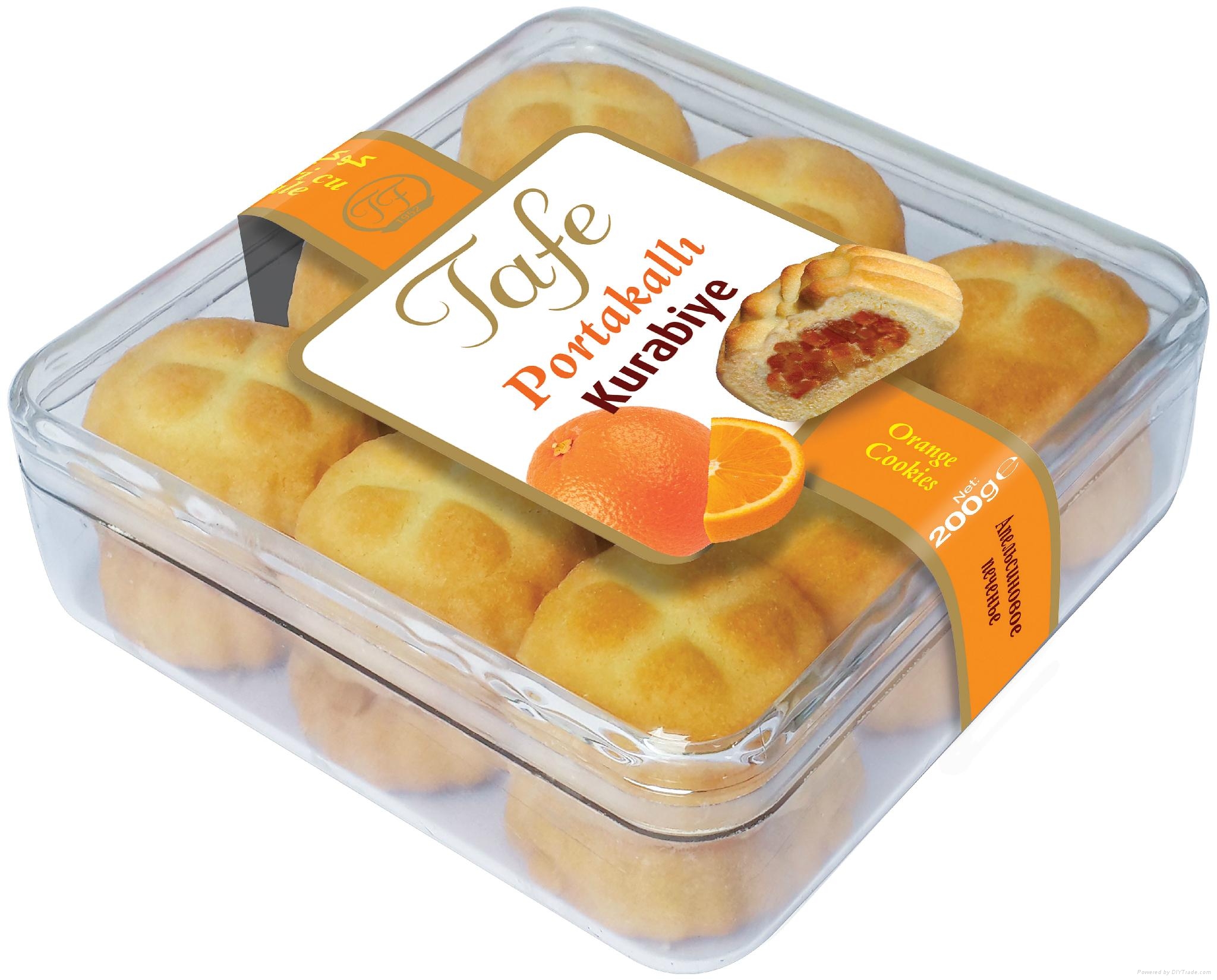 Tafe Orange Filled Cookies 200g - 201 code (Turkey Manufacturer) - Food ...