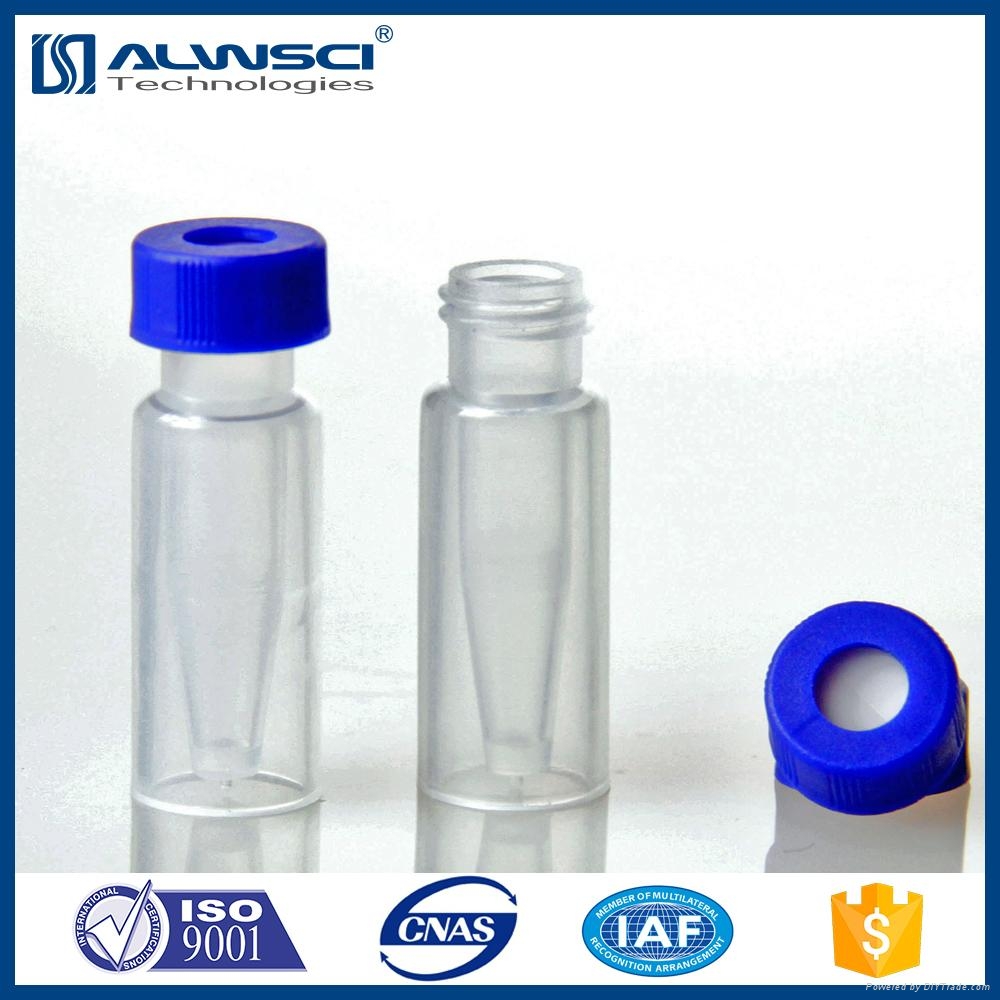 300ul 9mm screw thread PP micro vial clear with insert screw cap - 2ml-9-SV1001 - ALWSCI (China ...