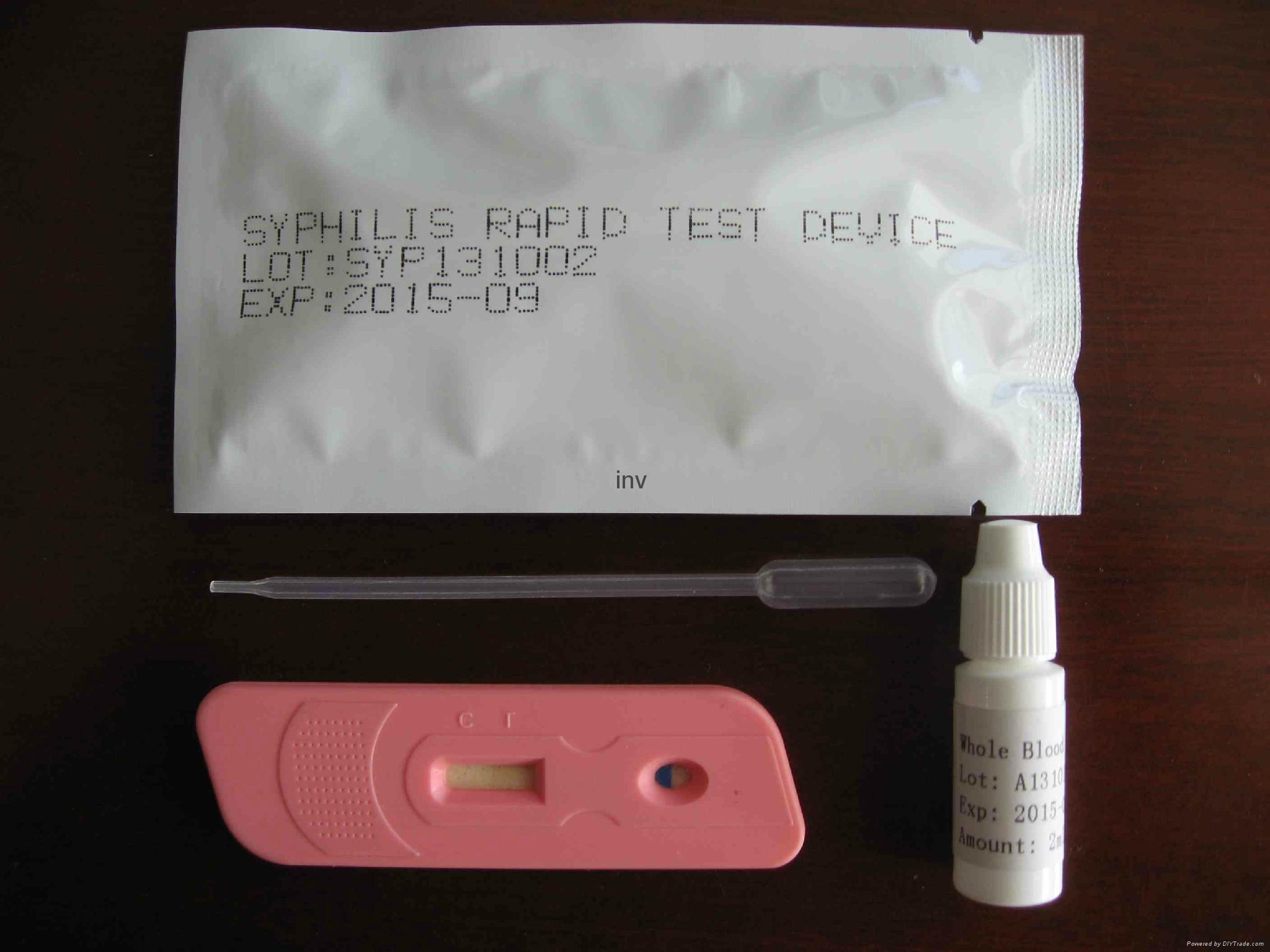 Medical diagnostic rapid test kits Syphilis Test cassette - inv (China ...