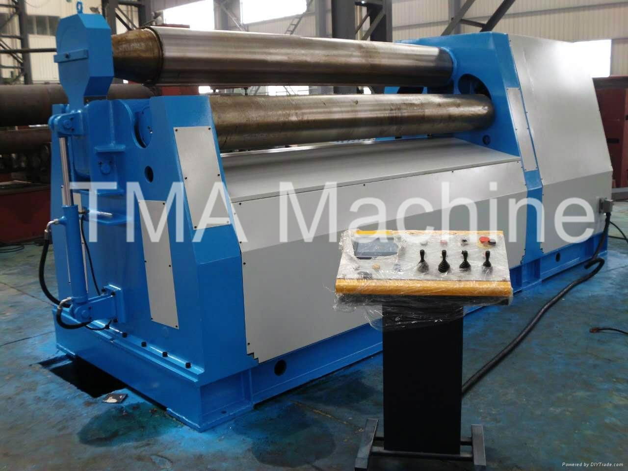 TMA-Professional High Efficiency 3 roller Plate Rolling Machine - TMA ...