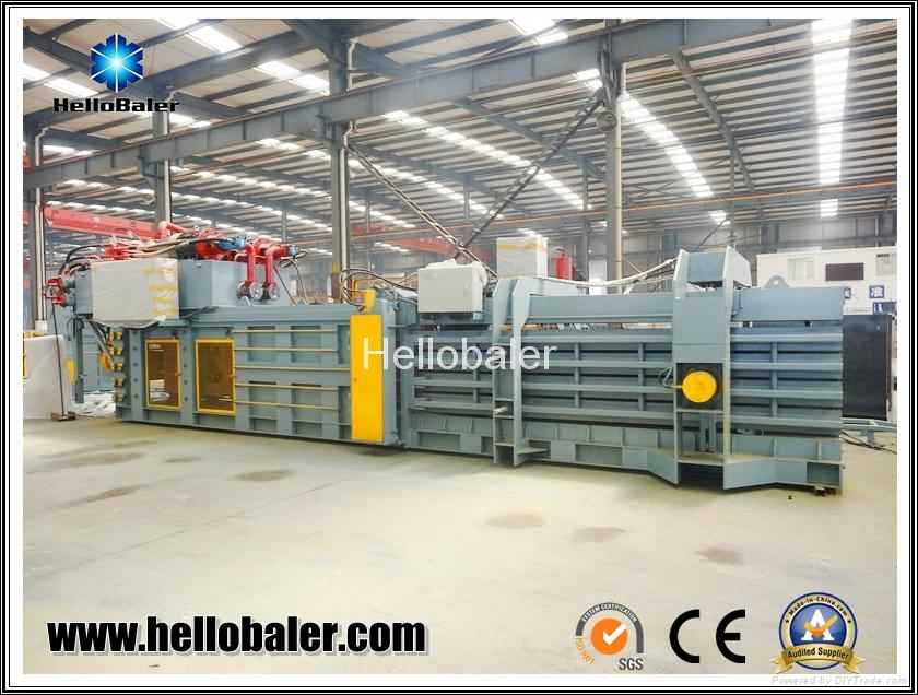 Hydraulic Press Cardboard Baler for Paper Recycling - HFA13-20 ...