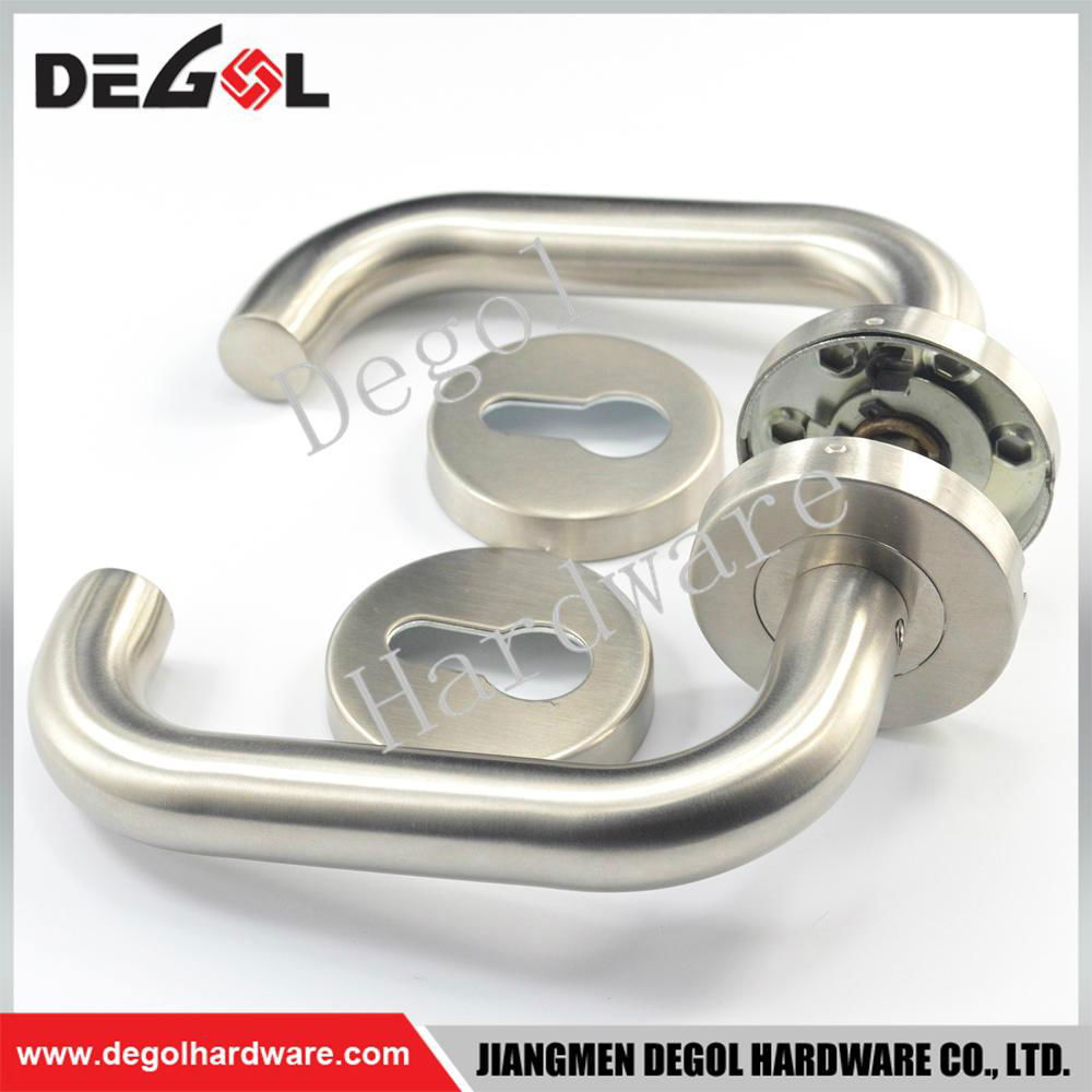 Hot Sale stainless steel tube lever type model door handles - LH1001 ...