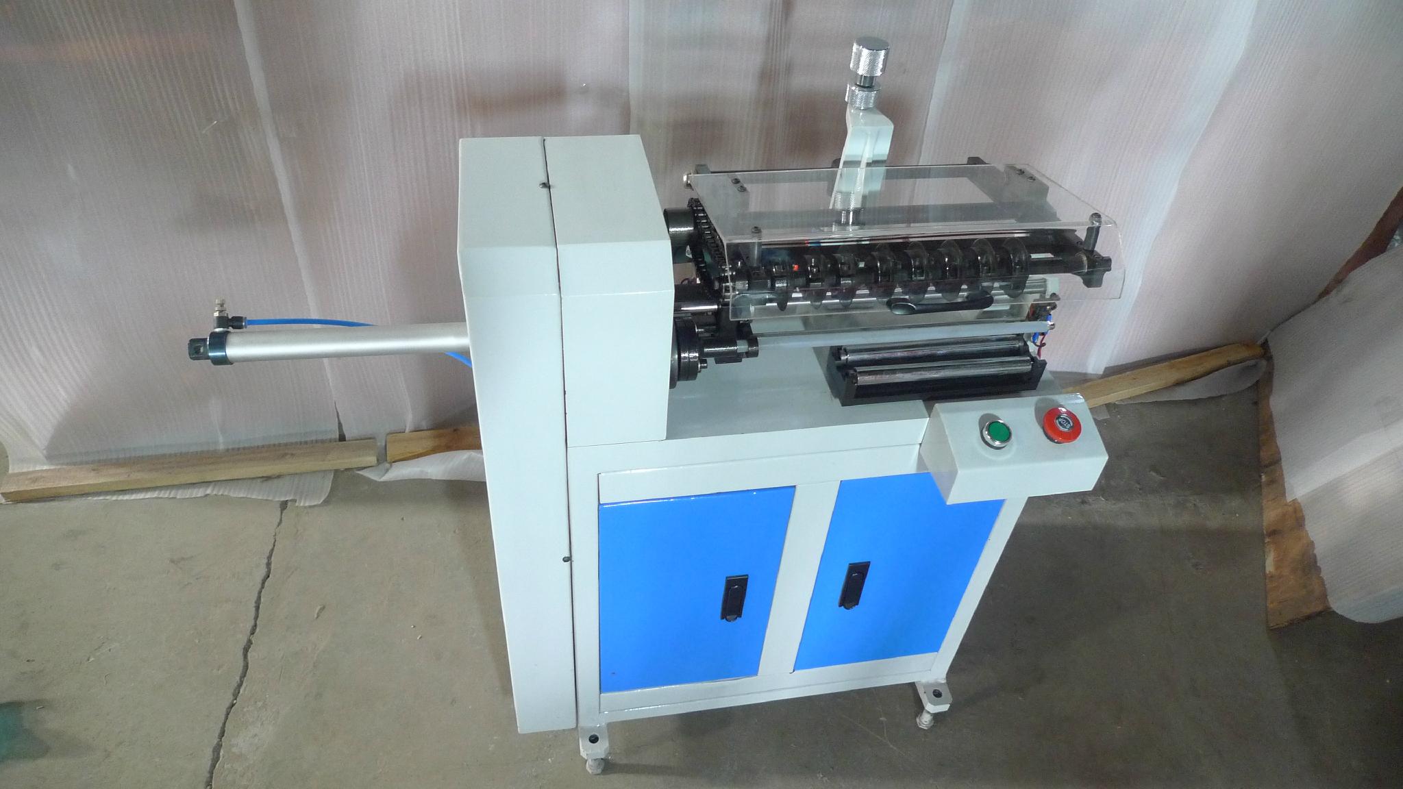 1"and 1/2"barcode ribbon paper core cutting machine - CC-300AN ...